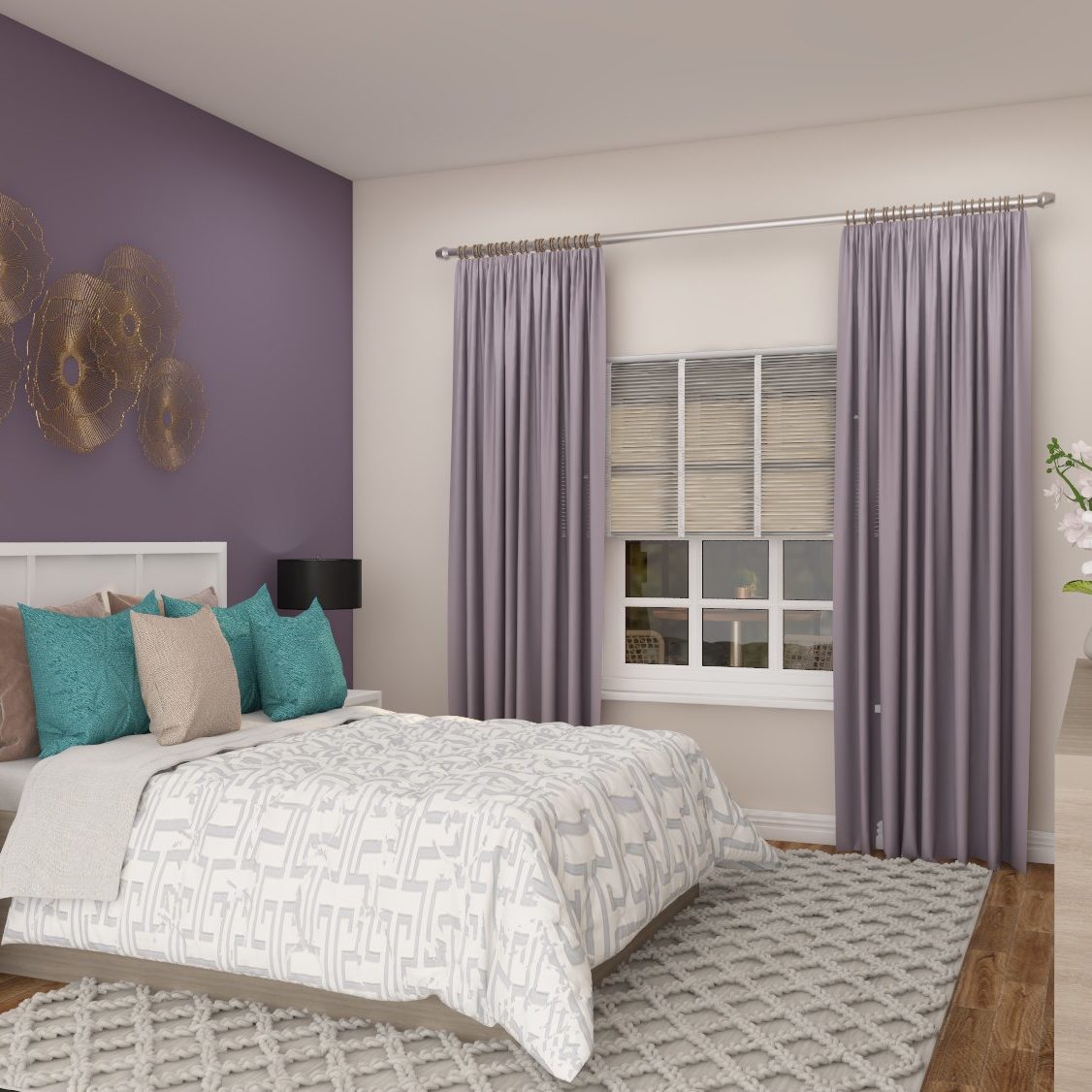 Grey Blue Bedroom Color Schemes