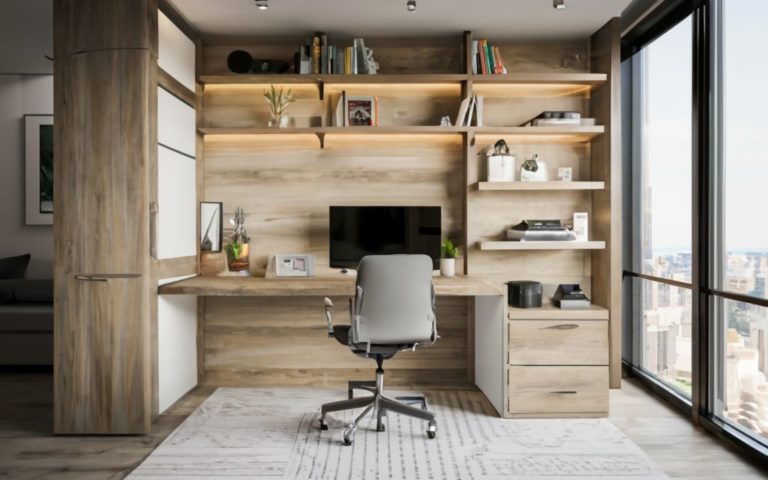 13 Pretty & Practical Home Office Design Ideas for Productivity - Foyr