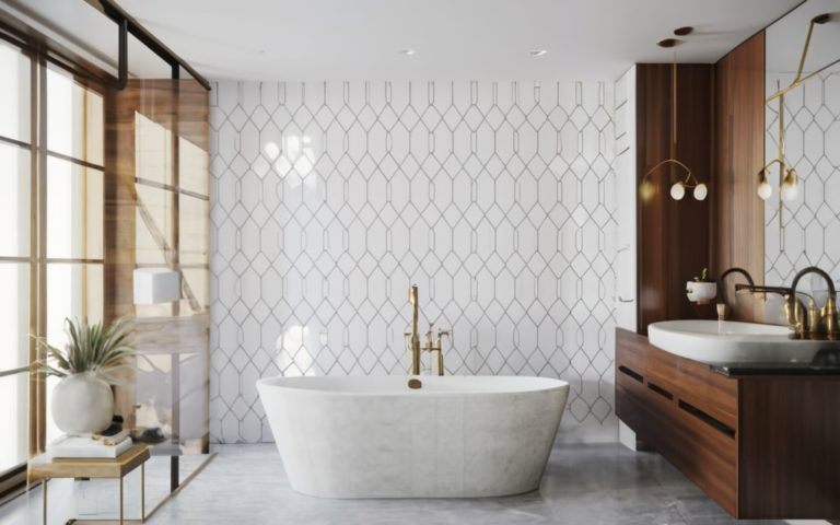 Top 20 Bathroom Wallpaper Ideas & Designs in 2025 - Foyr
