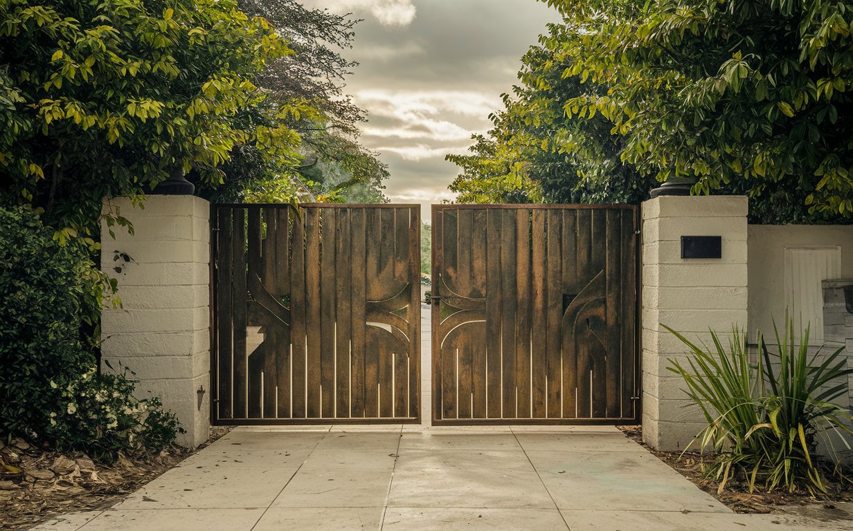 10 Creative Gate Ideas to Enhance Your Home's Exterior Design | Foyr