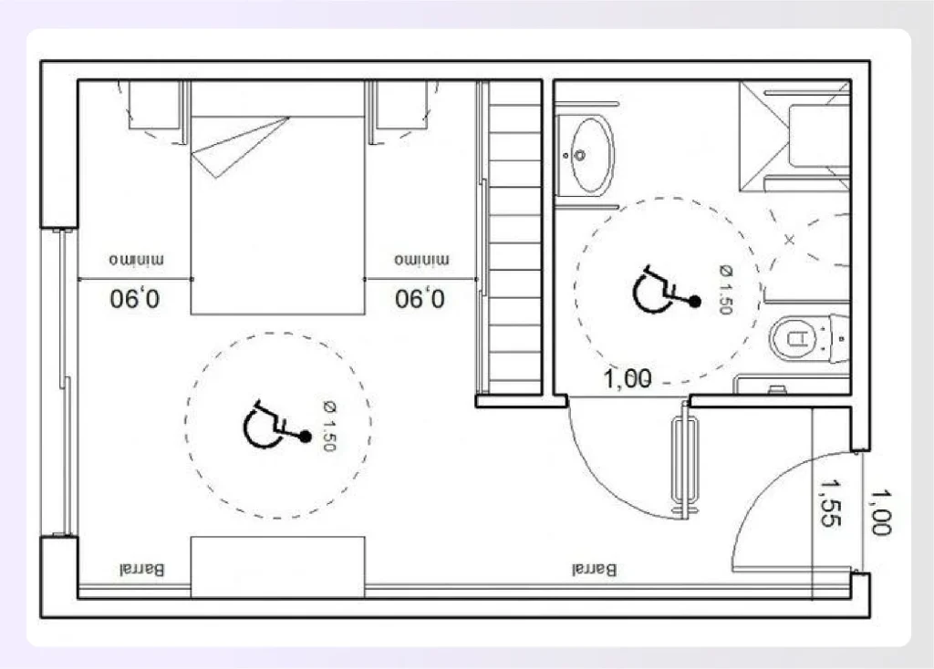 Ada Bathroom Layout Floor Plan BATHROON FLOORPLANS HANDICAPP