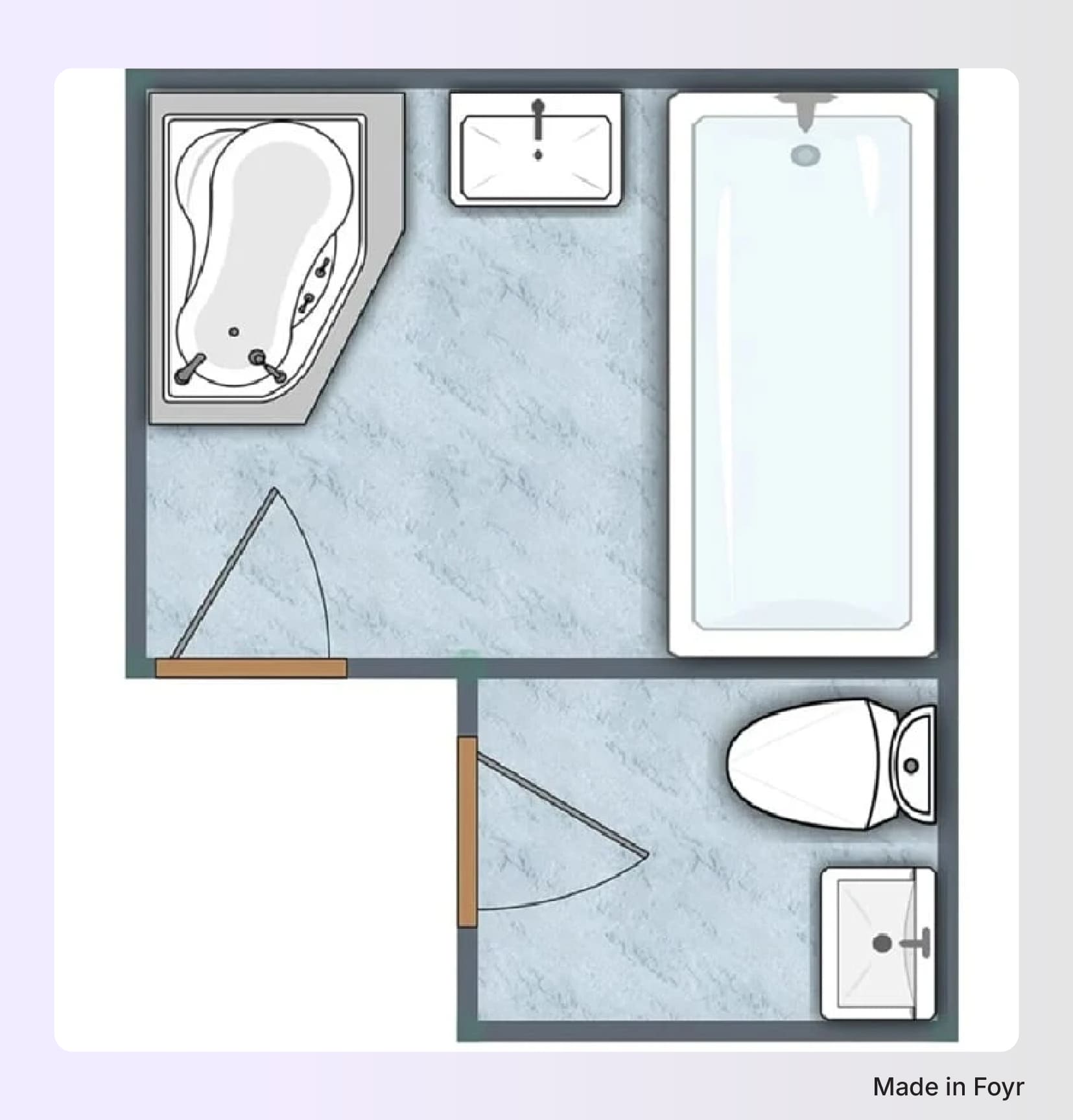 15 Full Bathroom Floor Plan Examples for Your Next Remodel - Learn With ...